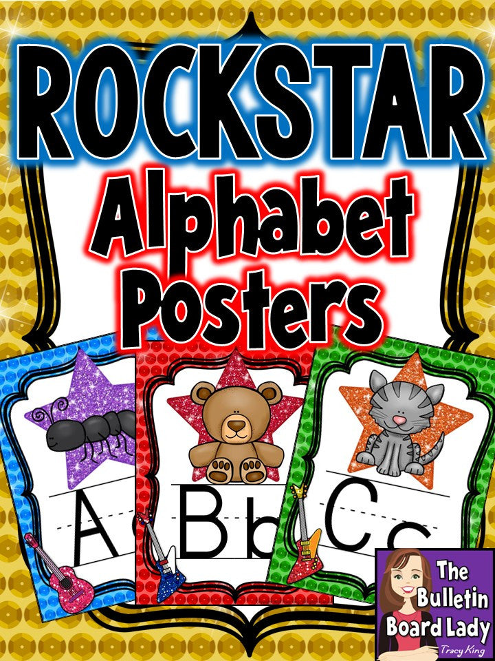 Rock Star Classroom Decor BUNDLE – The Bulletin Board Lady