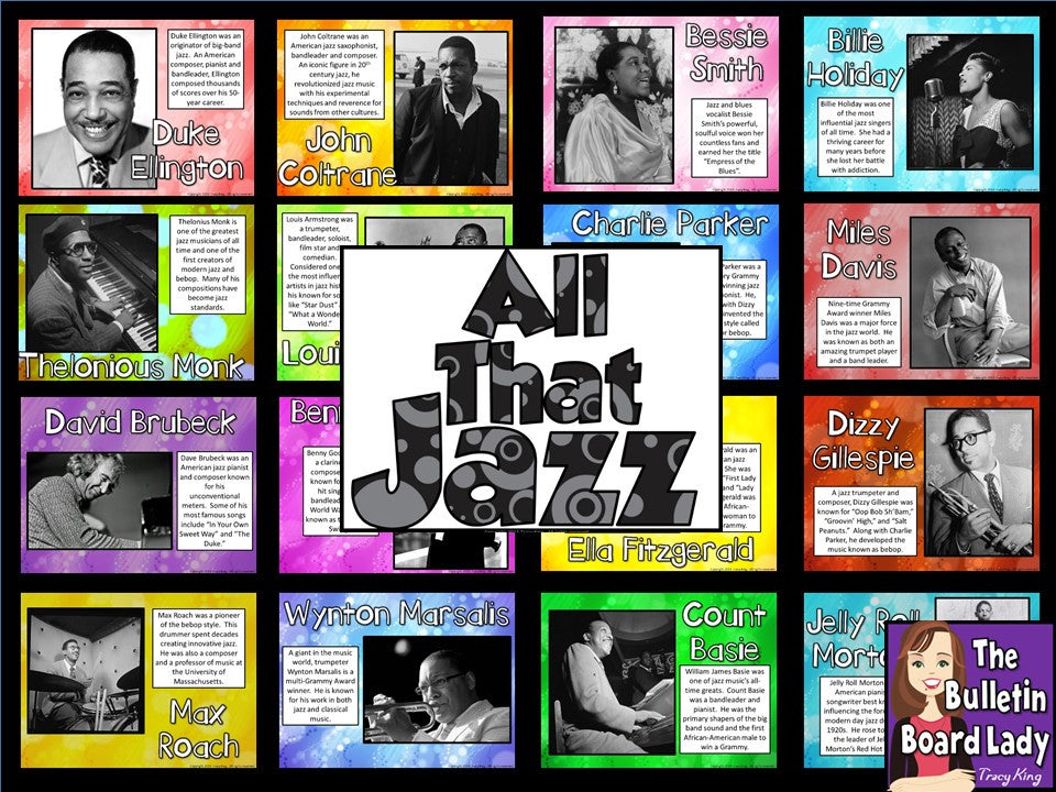 Jazz Musicians Bulletin Board – The Bulletin Board Lady