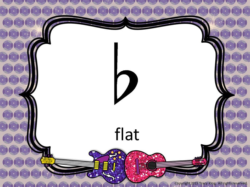 Music Symbol Posters – Rock Star Theme – The Bulletin Board Lady