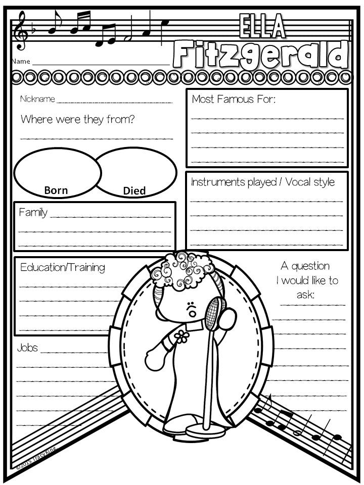 Jazz Musicians Research Bunting – The Bulletin Board Lady