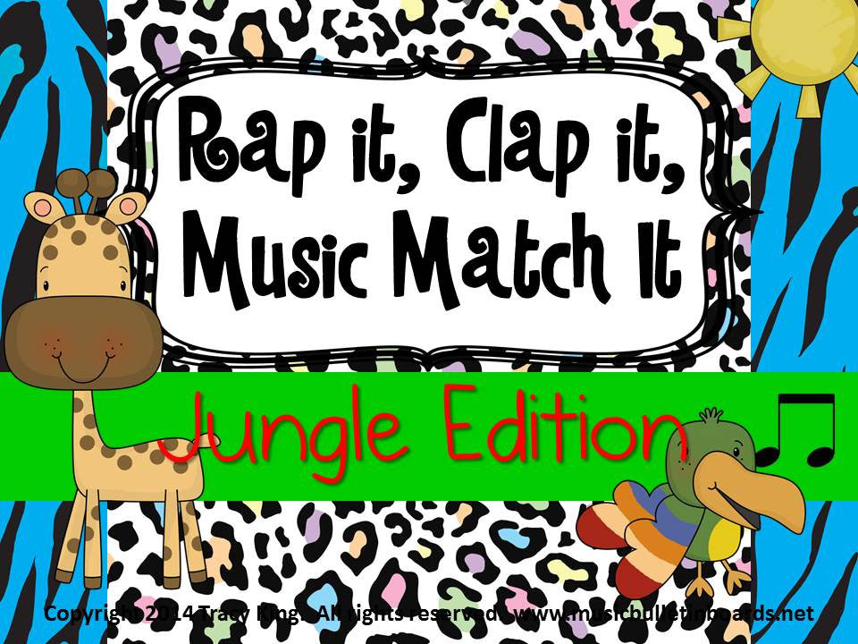 Rap It, Clap It, Music Match It: Jungle Edition – The Bulletin Board Lady