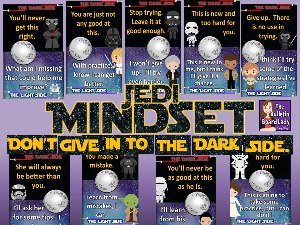 Growth Mindset Bulletin Board Jedi Mindset – The Bulletin Board Lady