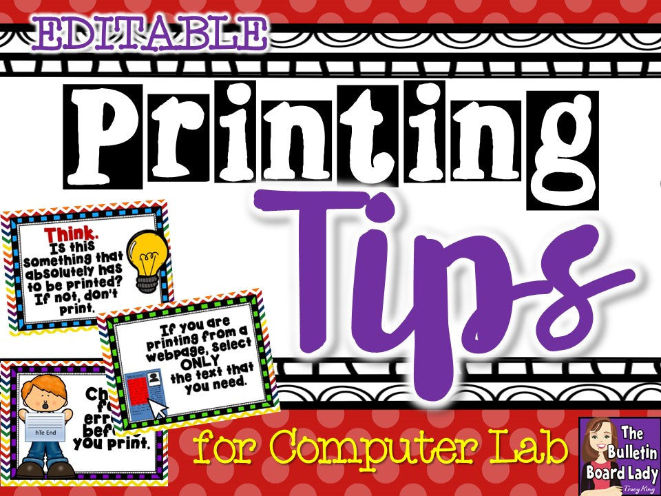 Computer Lab Posters