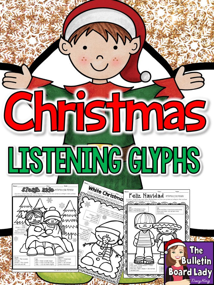 Christmas Music Listening Glyphs – The Bulletin Board Lady