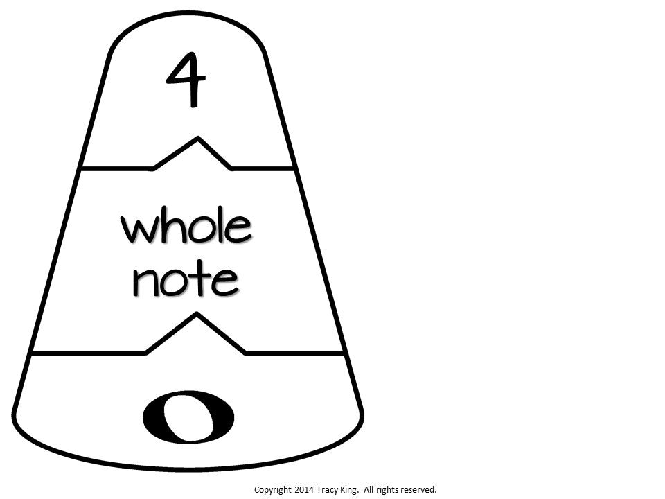 Notes and Rests Candy Corn Puzzles – The Bulletin Board Lady