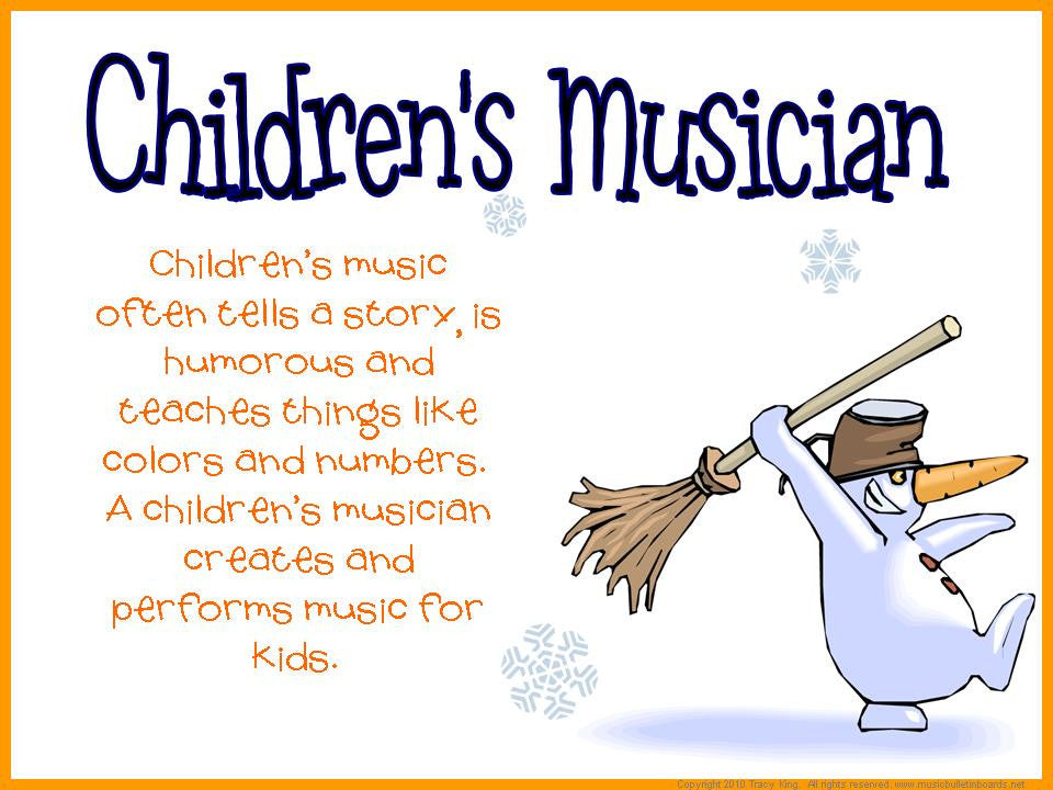 Snow Business Careers in Music Bulletin Board Kit – The Bulletin Board Lady