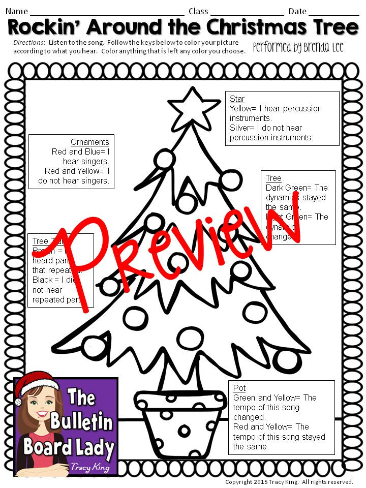 Christmas Music Listening Glyphs – The Bulletin Board Lady