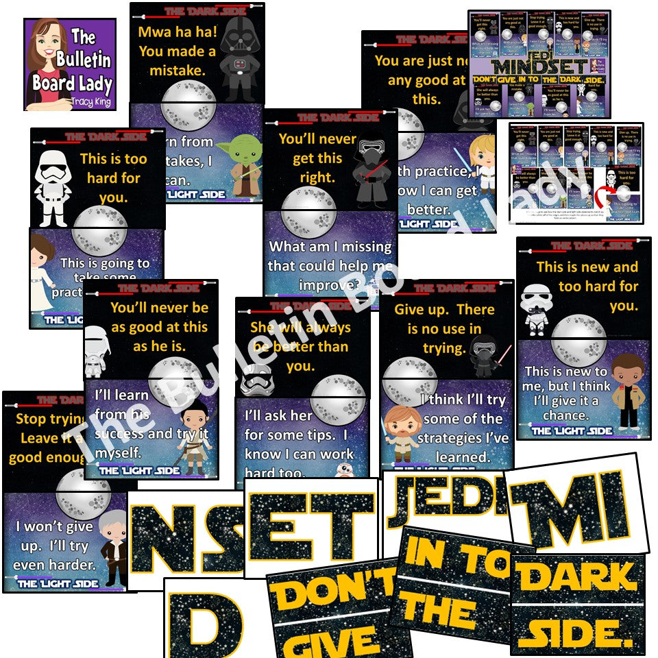 Growth Mindset Bulletin Board Jedi Mindset – The Bulletin Board Lady