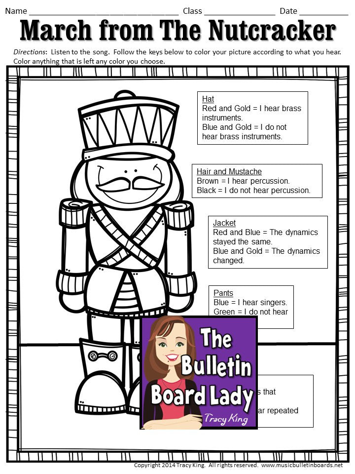 Nutcracker Worksheets The Nutcracker Word Wall Activities