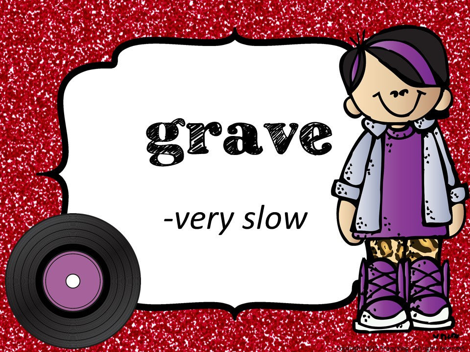 Tempo Posters - Rock Star Theme – The Bulletin Board Lady