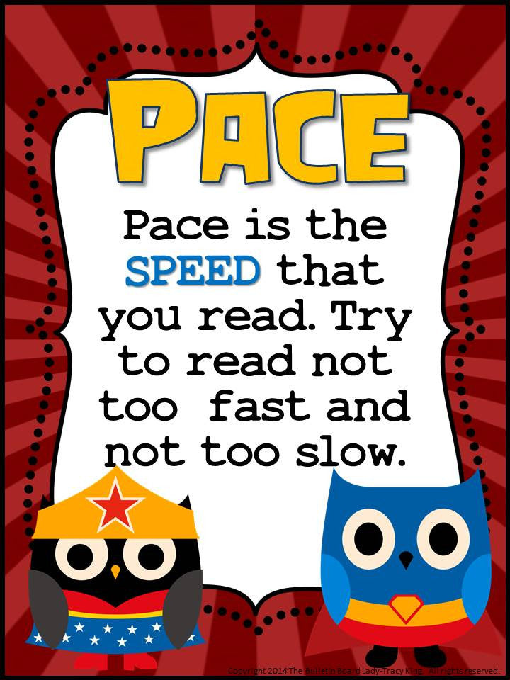 Fluency Posters-Superhero Owls – The Bulletin Board Lady