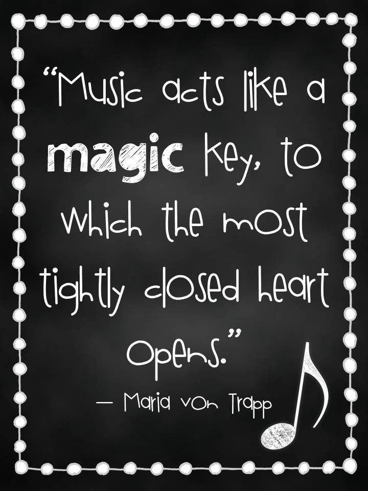 Music Quotes Posters Chalkboard Style – The Bulletin Board Lady
