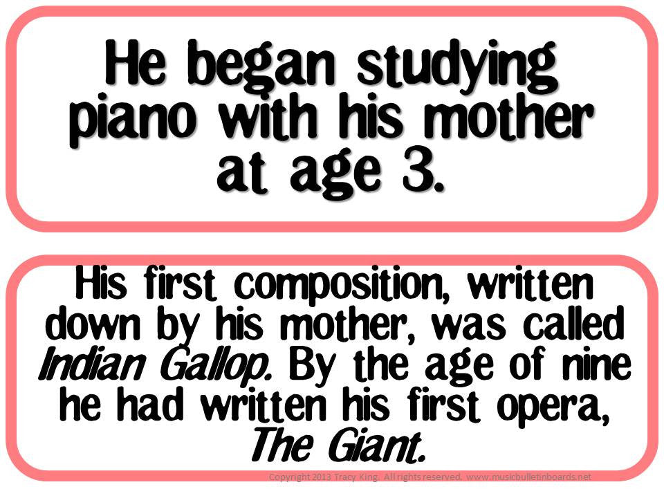 Prokofiev Composer of the Month (April) Bulletin Board Kit – The ...