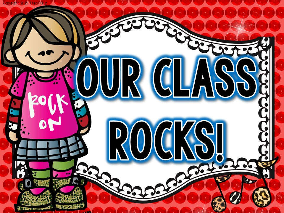 Behavior Clip Chart - Rock Star Theme – The Bulletin Board Lady