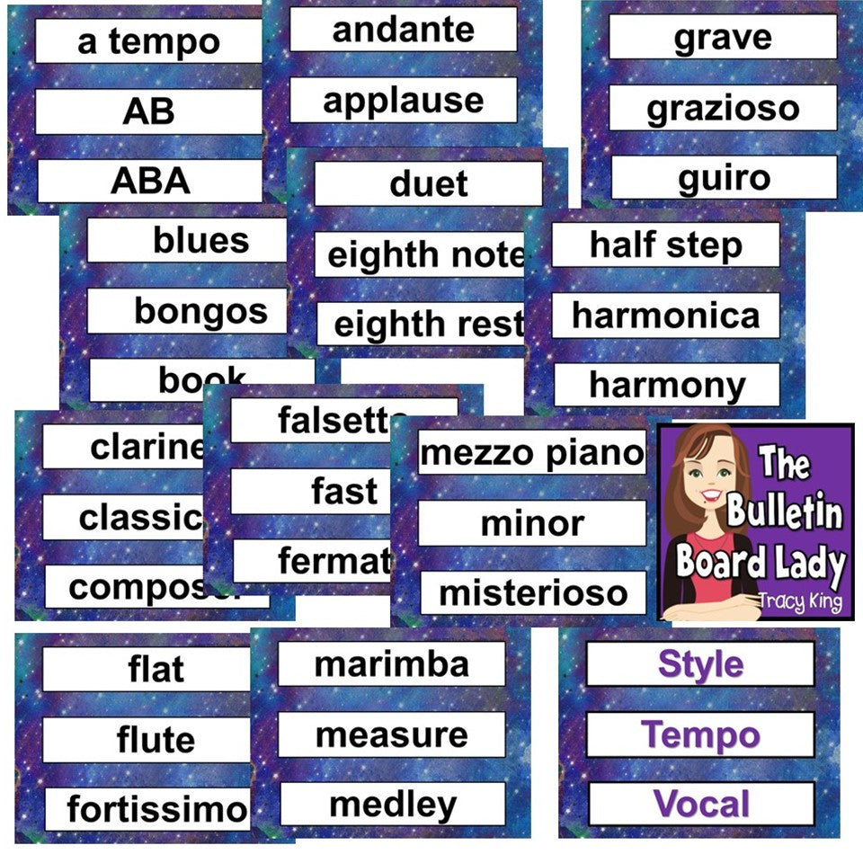 Music Classroom Decor BUNDLE Jedi Musicians – The Bulletin Board Lady