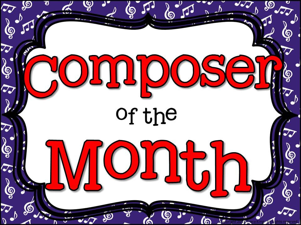 Composer of the Month George Gershwin-Bulletin Board and Writing Activ ...