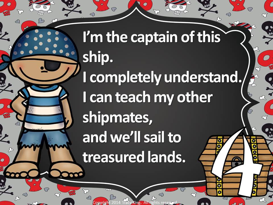Proficiency Scale - Pirate Theme – The Bulletin Board Lady
