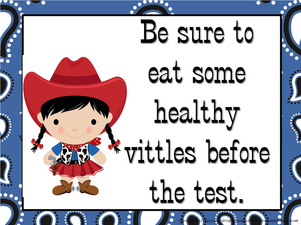 Saddle Up for Success Test Taking Bulletin Board – The Bulletin Board Lady