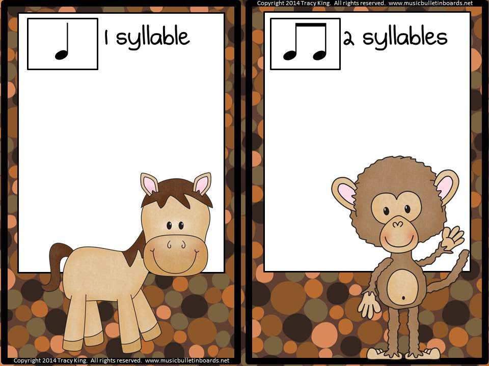 Rap It, Clap It, Music Match It: Mammals Edition – The Bulletin Board Lady