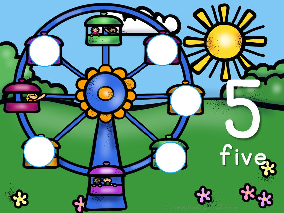 Ferris Wheel Number Mats – The Bulletin Board Lady