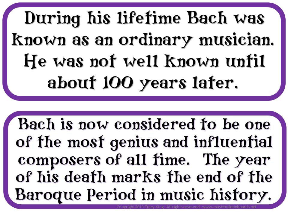 Bach Worksheet