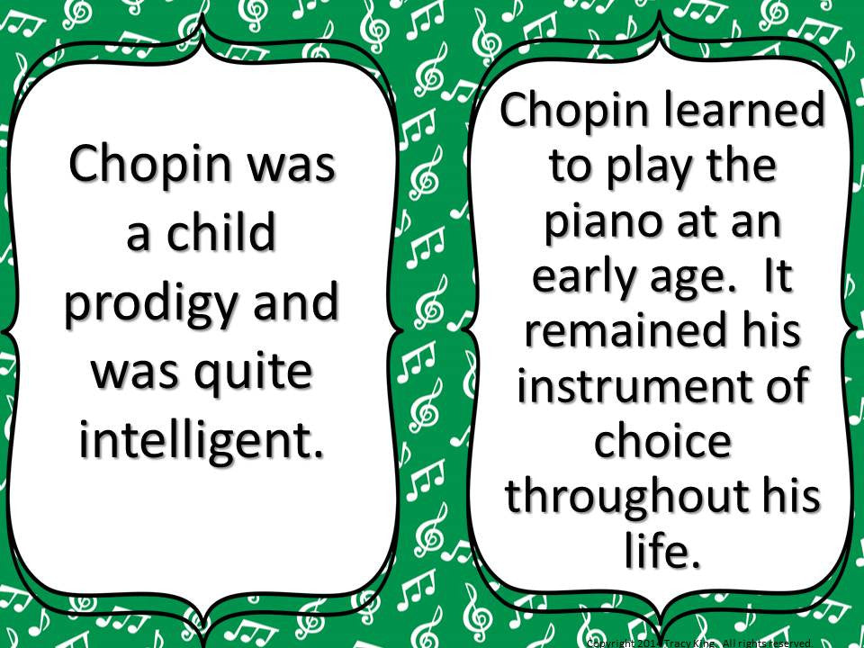 Composer of the Month Frederic Chopin-Bulletin Board and Writing Activ ...