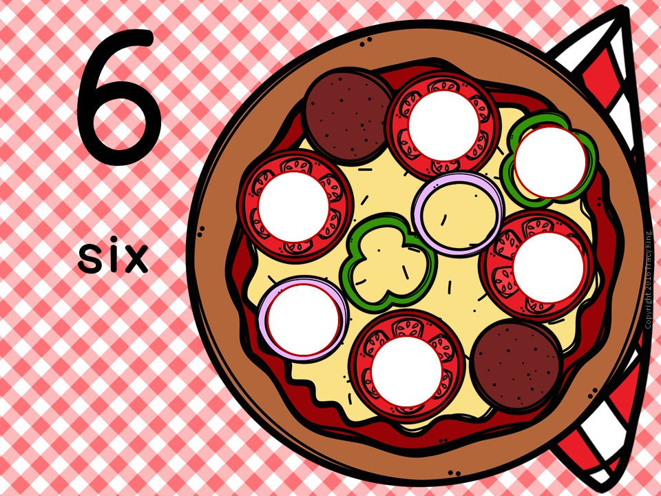 Pizza Number Mats – The Bulletin Board Lady