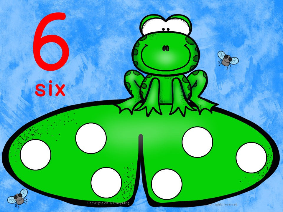 Frog Number Mats – The Bulletin Board Lady