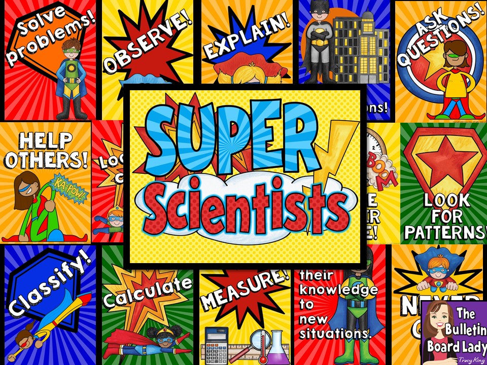 Super Scientists Bulletin Board – The Bulletin Board Lady