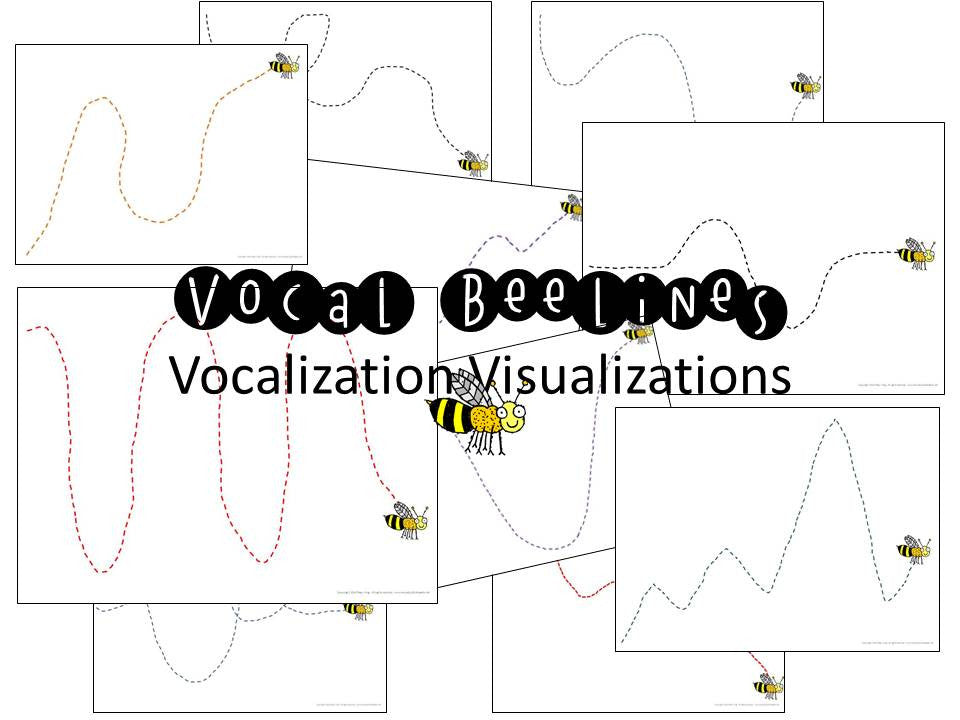 Vocal Exploration/Singing Visual Aids: Beelines – The Bulletin Board Lady
