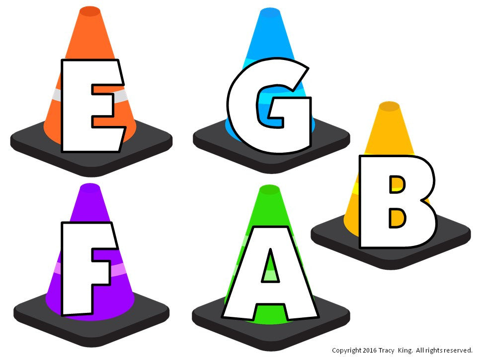 Construction Treble Clef Music Bulletin Board – The Bulletin Board Lady