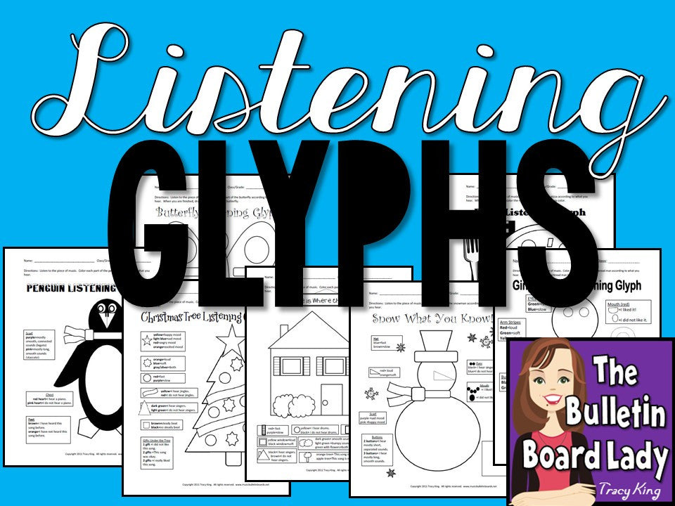 Listening Glyphs – The Bulletin Board Lady