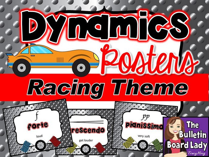 Dynamics Posters Racing Theme – The Bulletin Board Lady