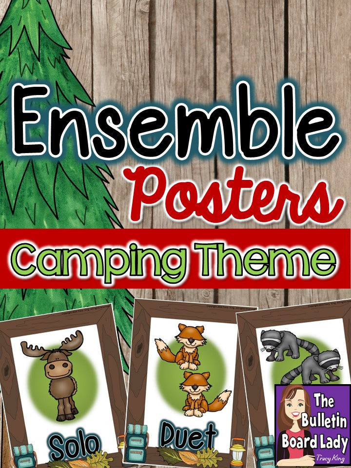 Ensemble Posters - Camping Theme – The Bulletin Board Lady