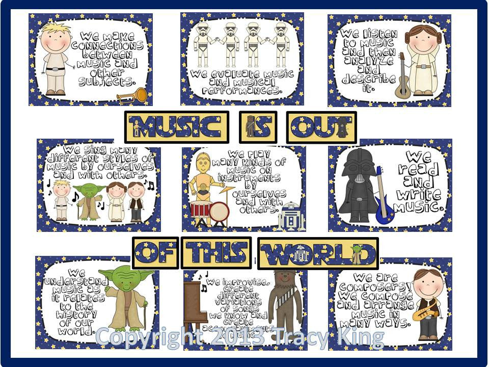 Music is Out of This World Bulletin Board – The Bulletin Board Lady