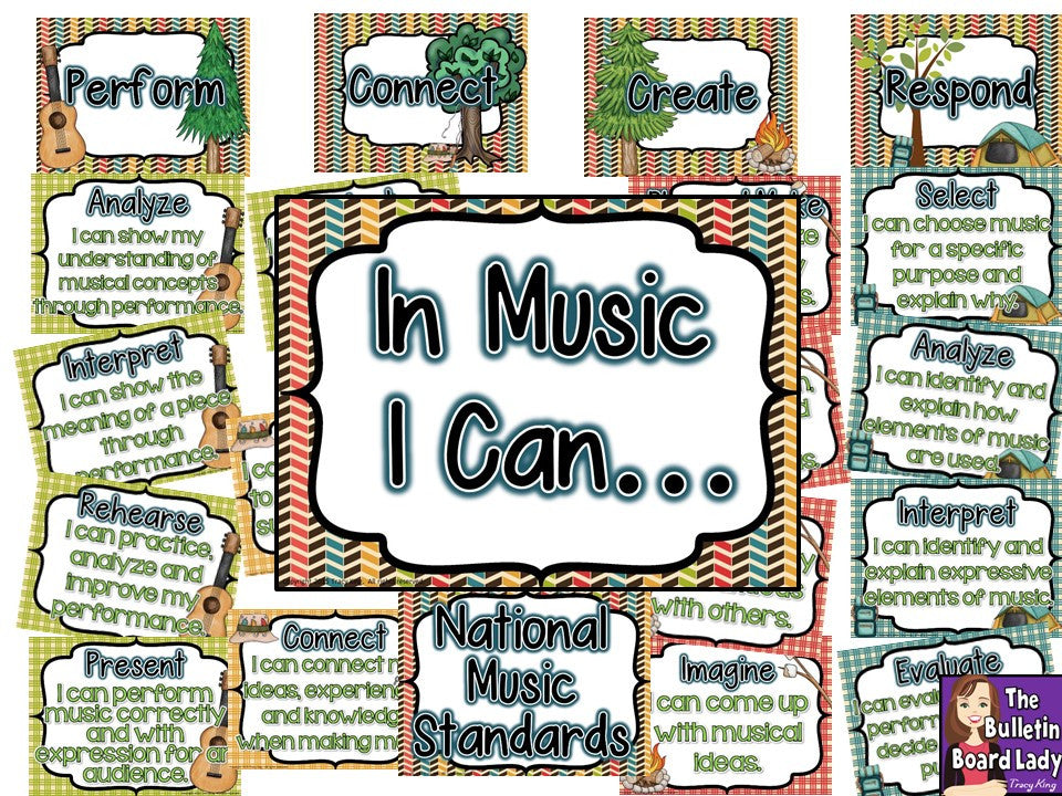 National Music Standards - CAMPING Theme – The Bulletin Board Lady
