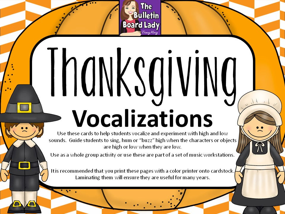 Vocal Explorations / Singing Visual Aids: Thanksgiving – The Bulletin ...