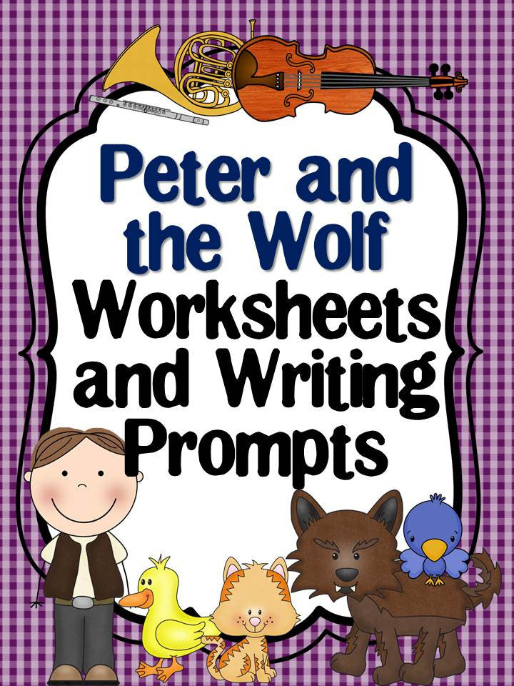 Peter and the Wolf Worksheets and Writing Prompts – The Bulletin Board Lady