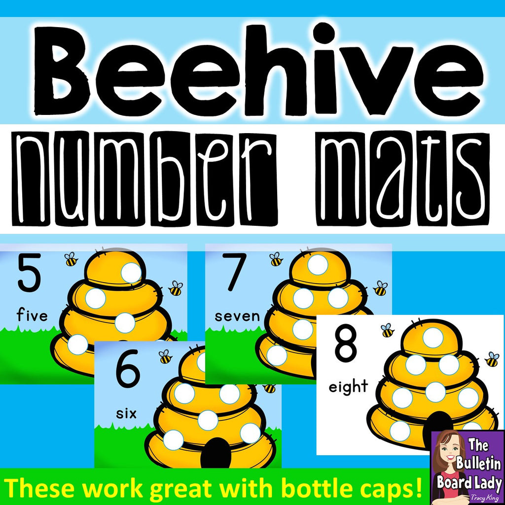 Beehive Number Mats – The Bulletin Board Lady