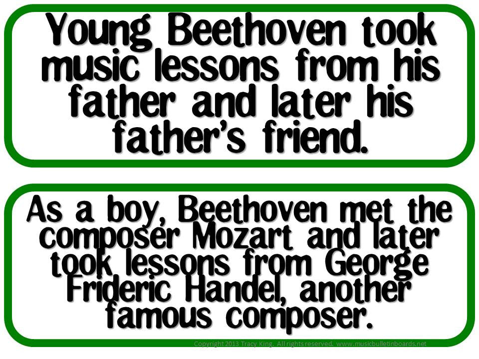 Beethoven Composer of the Month (December) Bulletin Board Kit – The ...