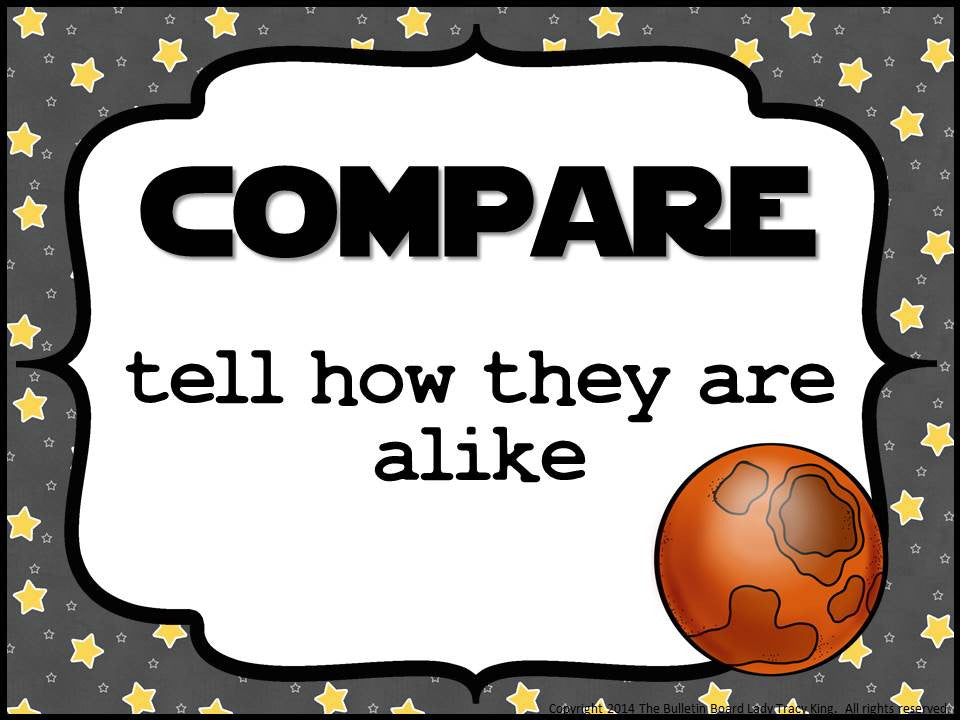 Test Prep Testing Words Bulletin Board Set of 42: Far Away Galaxy – The ...