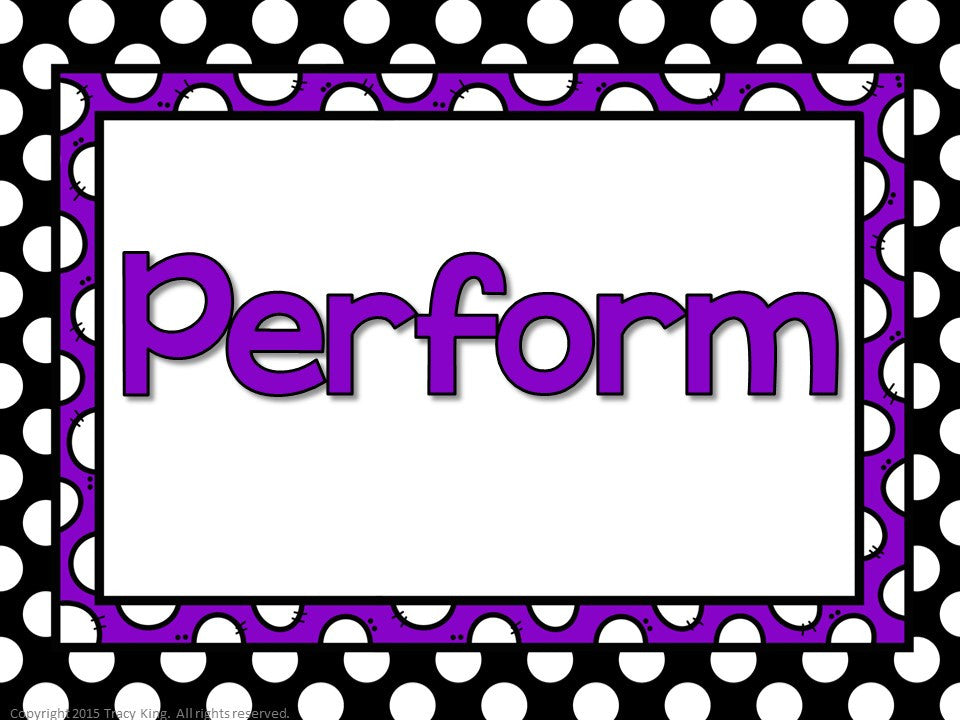 Music National Standards - POLKA DOTS – The Bulletin Board Lady